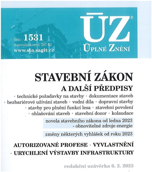 Stavební zákon a další předpisy. ÚZ 1531 - StavebniKnihy.cz